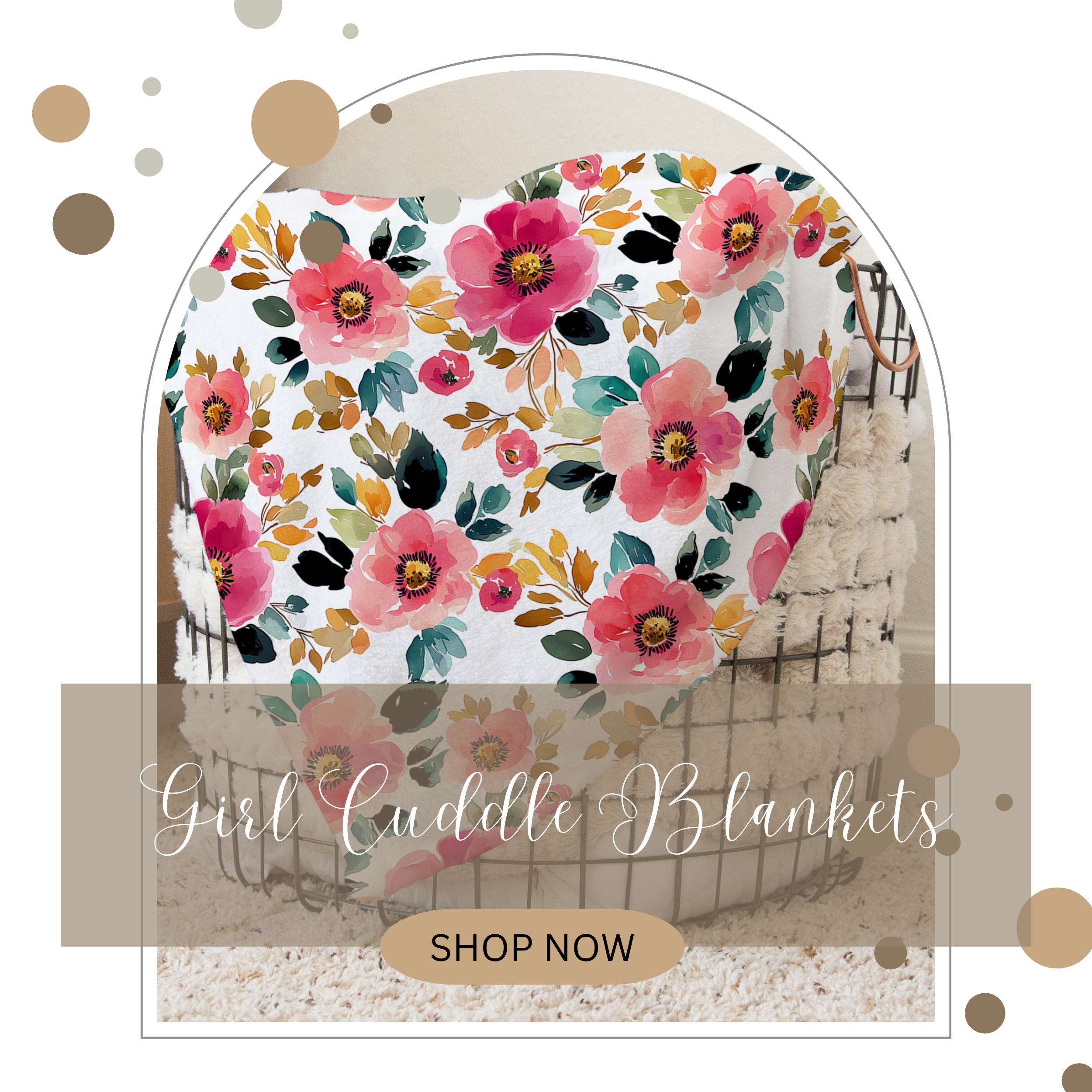 Girl Cuddle Blankets – Giggle Six Baby